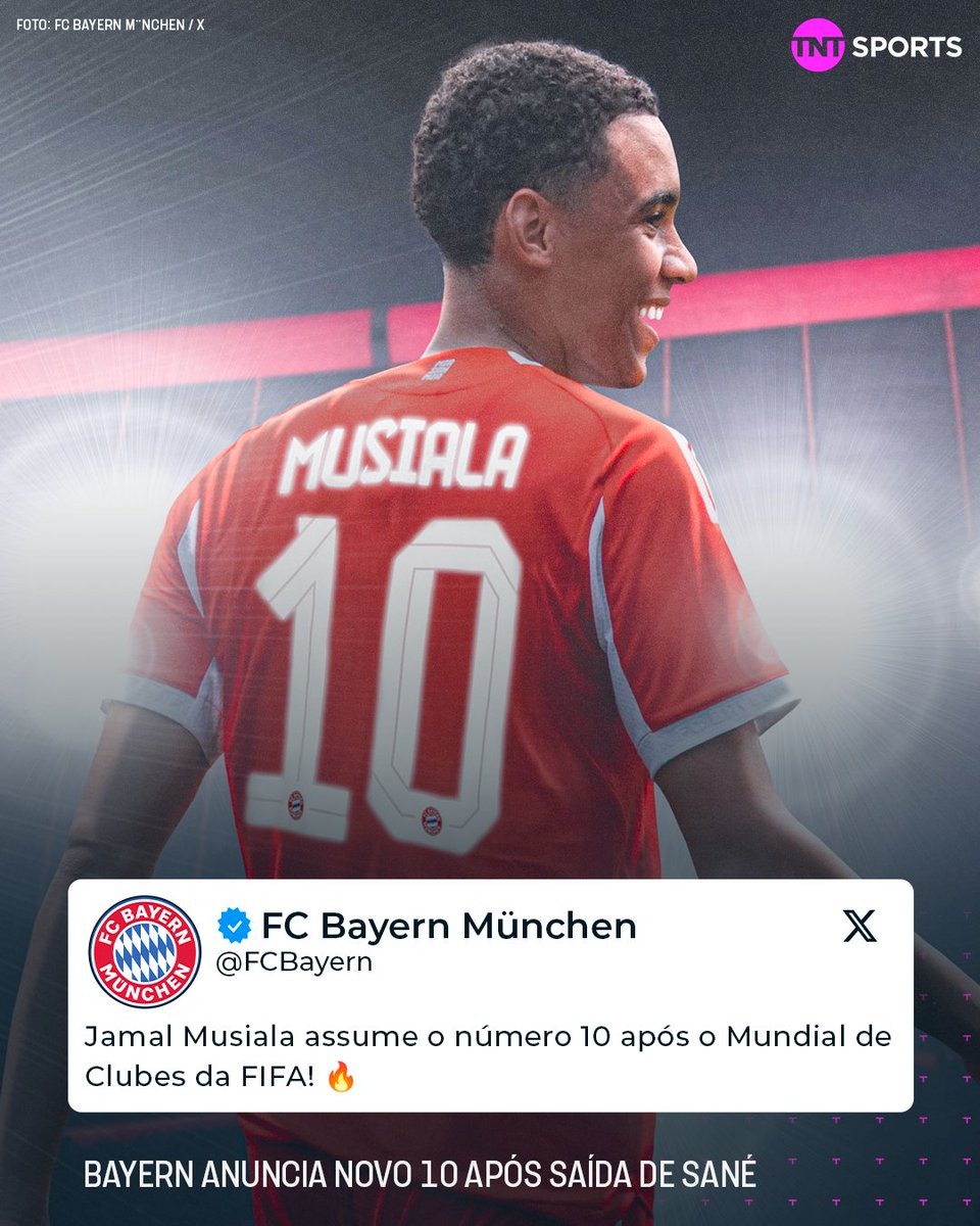 Jamal Musiala Takes Bayern Munich’s Number 10 Jersey for 2025-26 Season ...