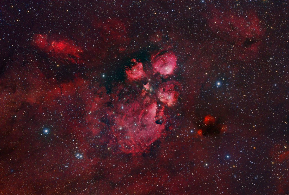 James Webb Reveals Infrared Star Formation Features in Cat's Paw Nebula ...