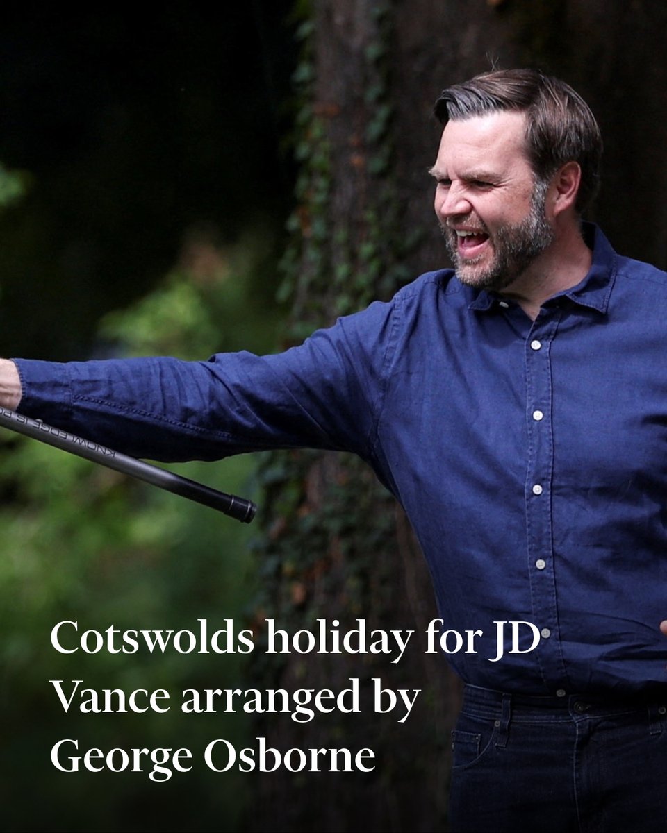 JD Vance Faces Cotswolds Protests While Meeting Farage and Jenrick ...