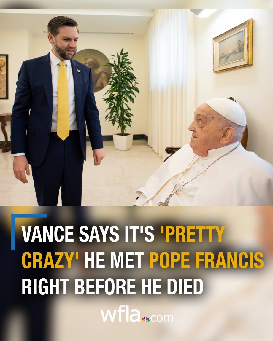 JD Vance Meets Pope Francis at Vatican on Easter Sunday, Hours Before ...