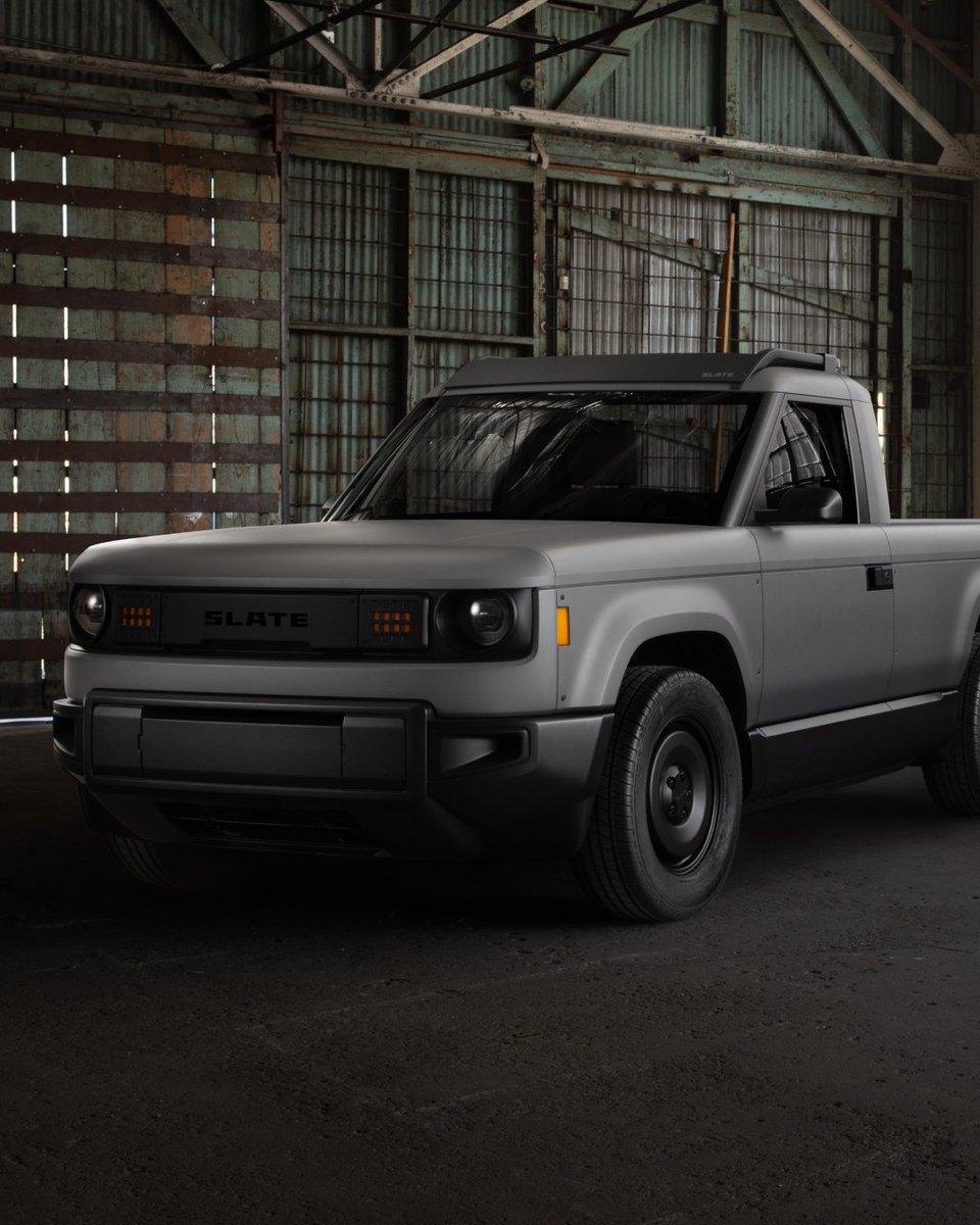 Jeff Bezos-Backed Slate Auto Unveils Two-Seat Electric Pickup Assembled ...