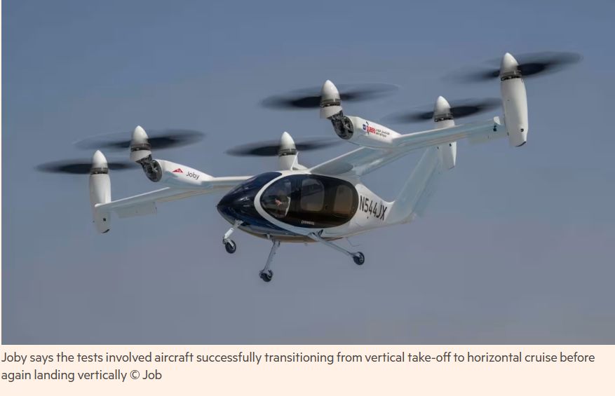 Joby Aviation Completes First eVTOL Flights in Dubai, Cuts Travel Time ...