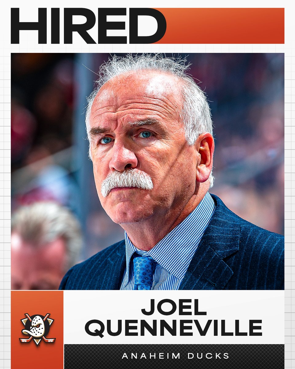 Joel Quenneville Named Anaheim Ducks Head Coach After Background Check ...