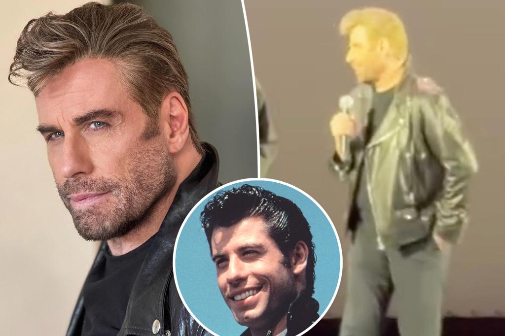 John Travolta Revives Danny Zuko at Hollywood Bowl ‘Grease’ Sing-Along ...