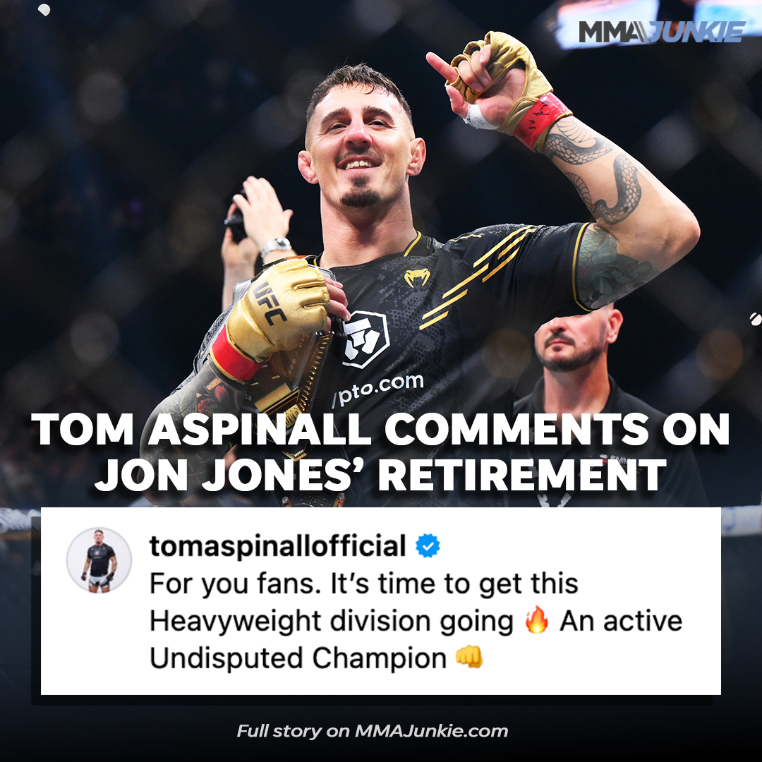 Jon Jones Retires, Vacates Belt and Elevates Tom Aspinall to UFC ...