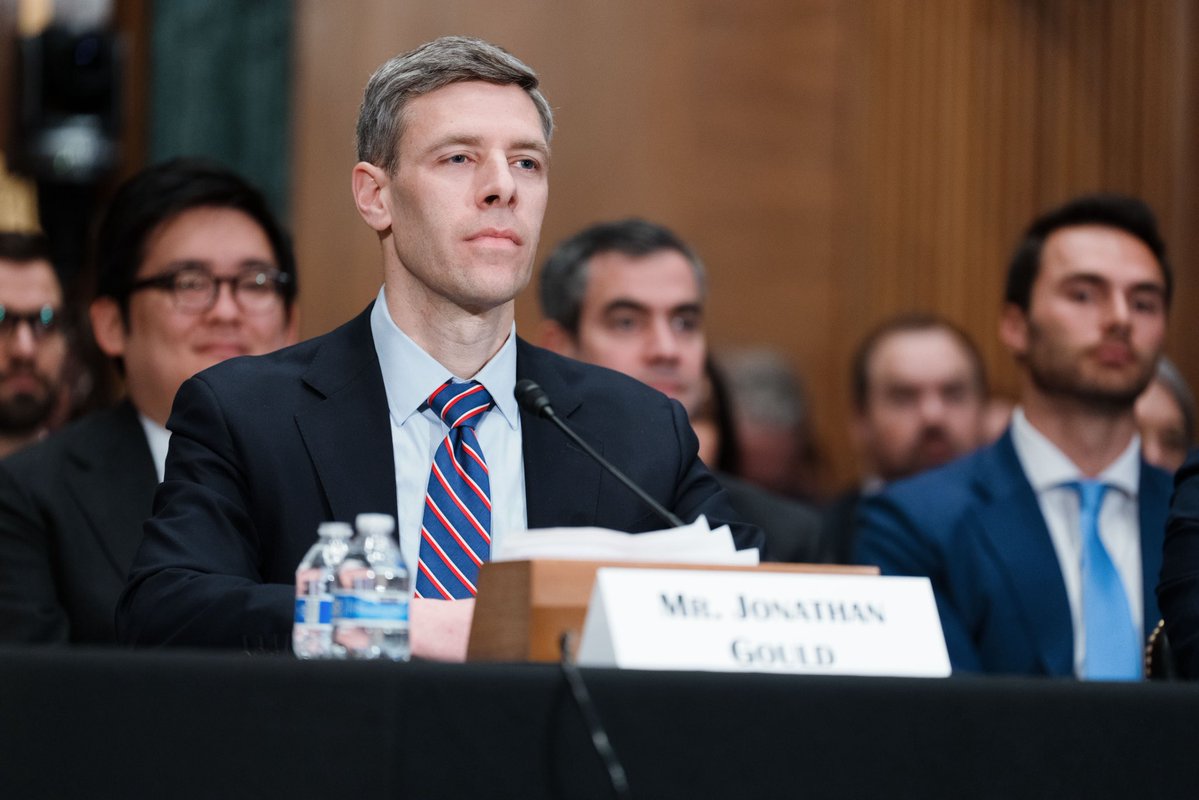 Jonathan Gould Confirmed 50-45 as Comptroller of the Currency, Former ...