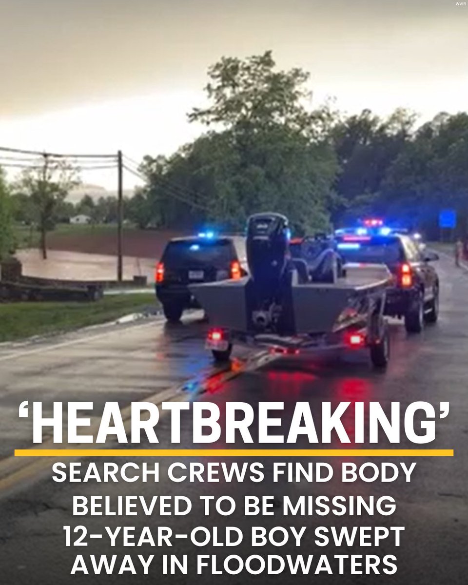 Jordan Sims, 12, Found Dead After Being Swept Away by Floodwaters in ...