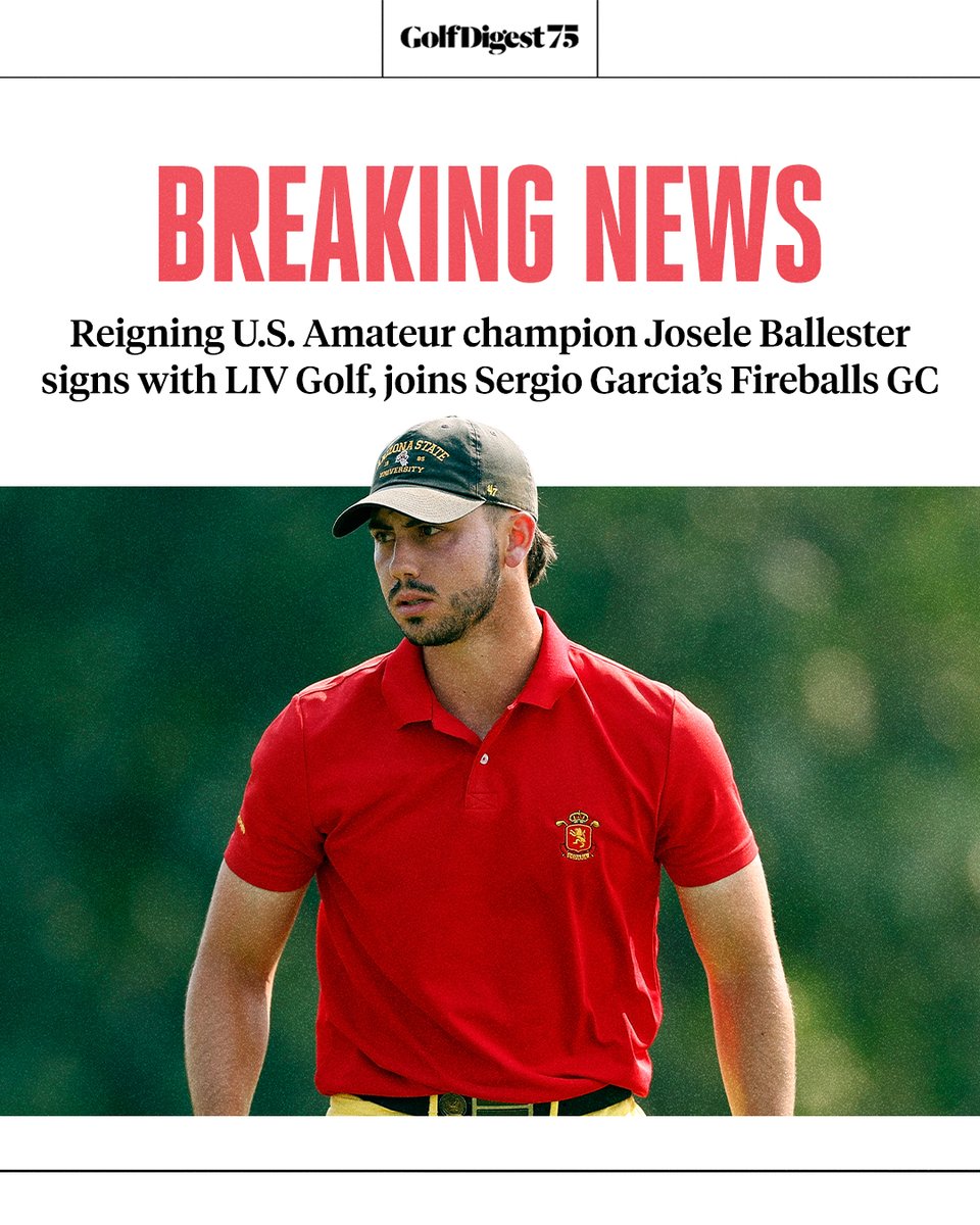 Josele Ballester Signs Multi-Year Deal With LIV Golf's Fireballs GC ...