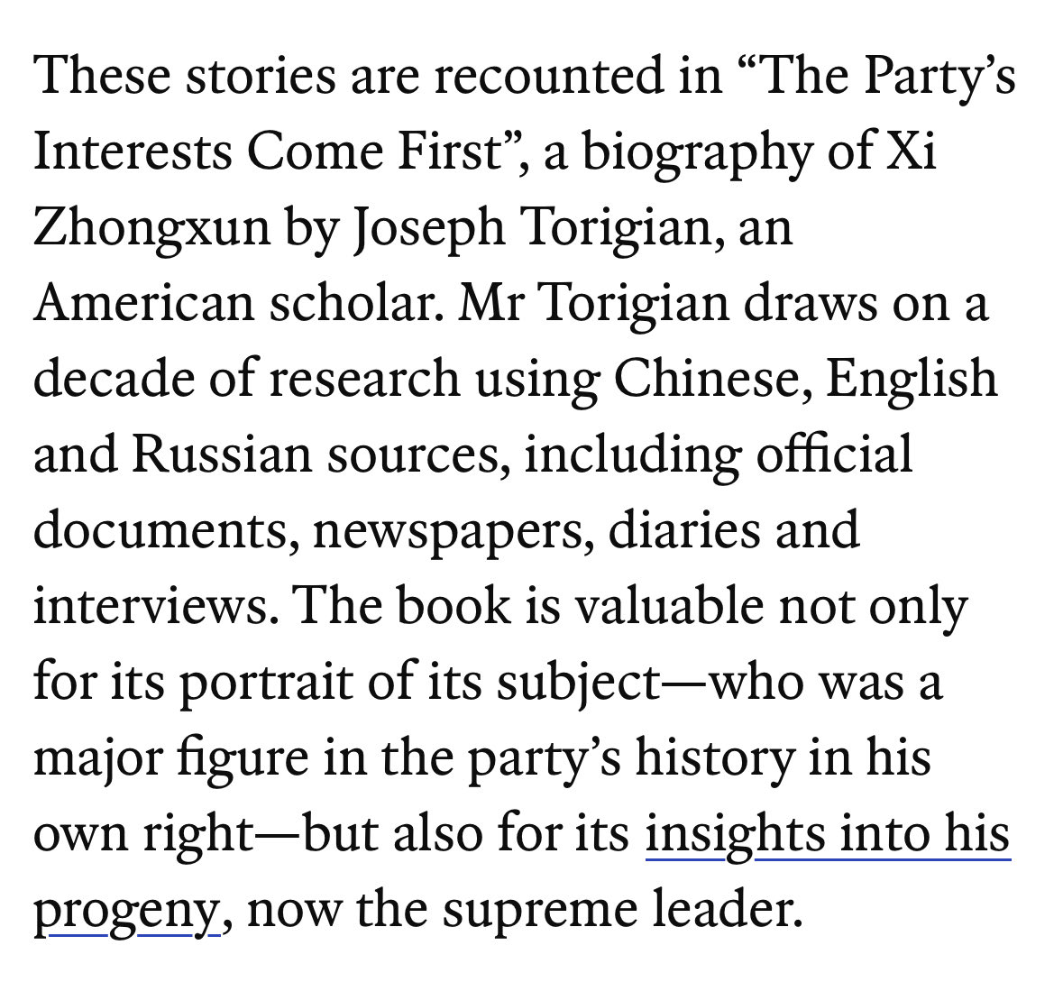 Joseph Torigian’s 'The Party's Interests Come First' Explores Xi ...