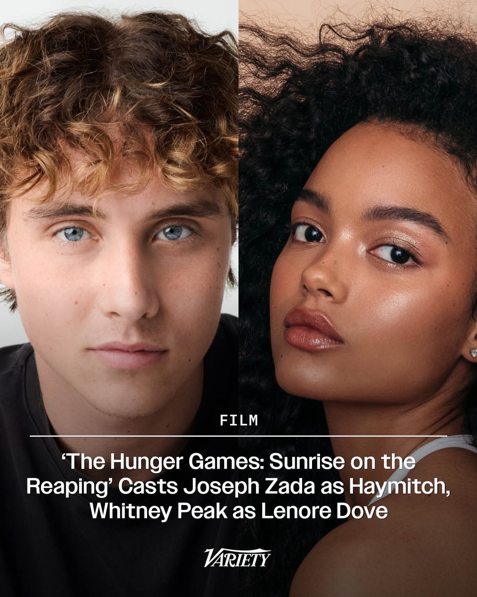 Joseph Zada as Haymitch and Whitney Peak as Lenore Cast in Lionsgate's ...
