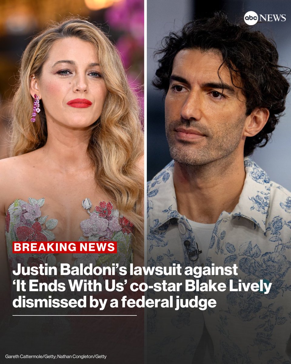 Judge Lewis J. Liman Dismisses Justin Baldoni's $400M Lawsuit Against Blake Lively, Ryan ...