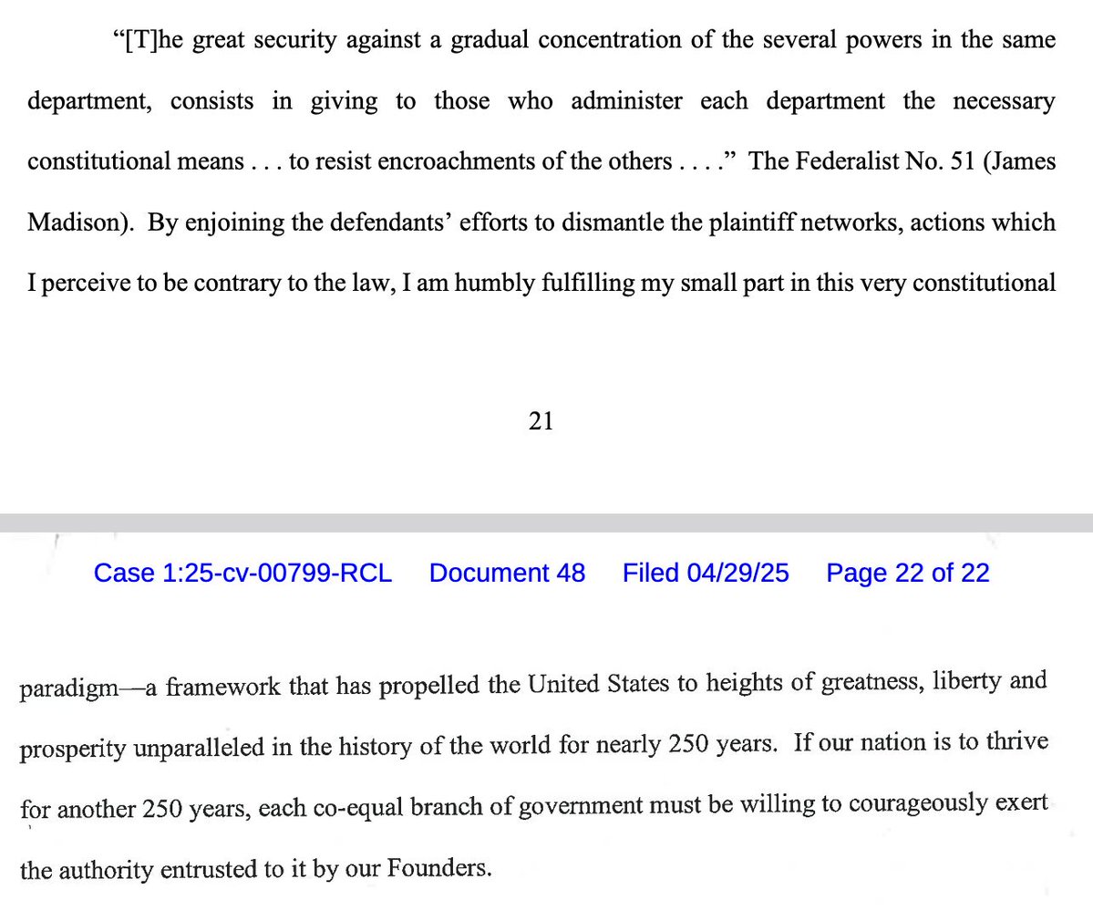 Judge Royce Lamberth Orders Trump Administration, USAGM to Restore $12 ...