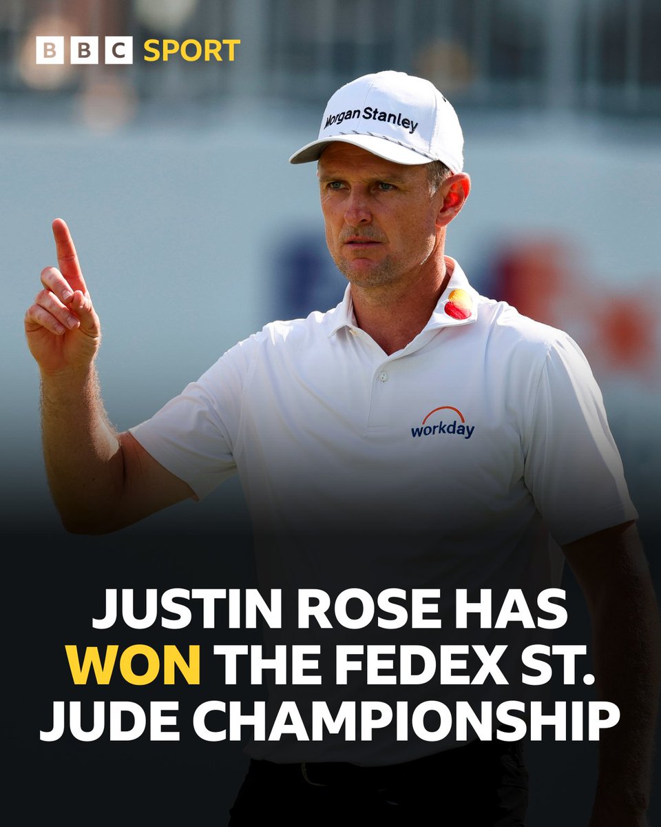 Justin Rose, 45, Wins 12th PGA Tour Title at 2025 FedEx St. Jude ...