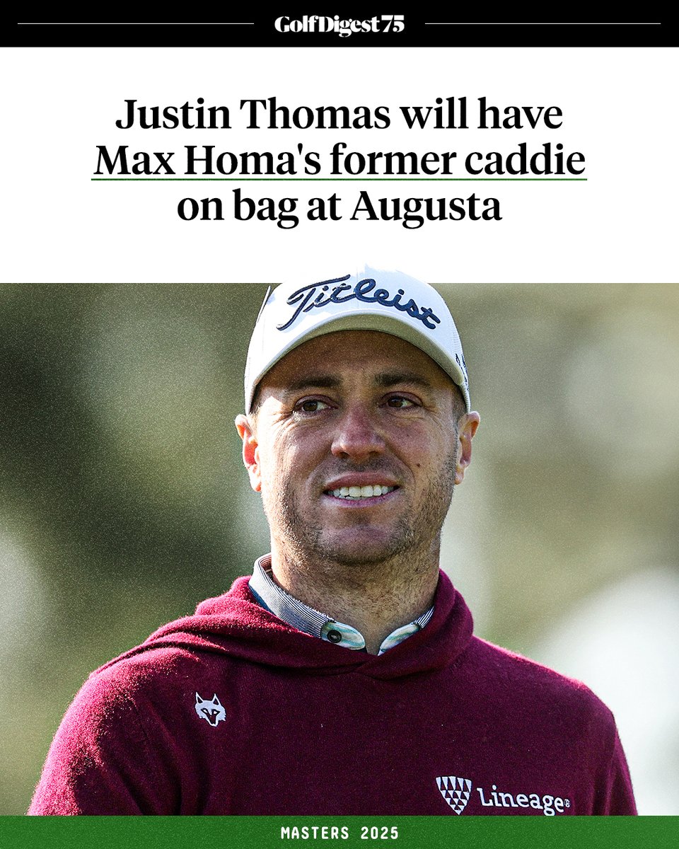 Justin Thomas Enlists Max Homa's Former Caddie Joe Greiner for 2025 ...
