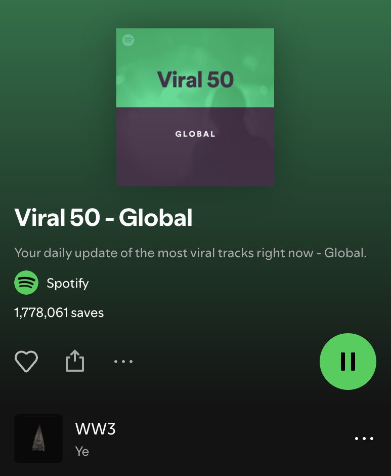 Kanye West's Hitler-Inspired 'WW3' Tops Spotify Viral Charts Globally ...