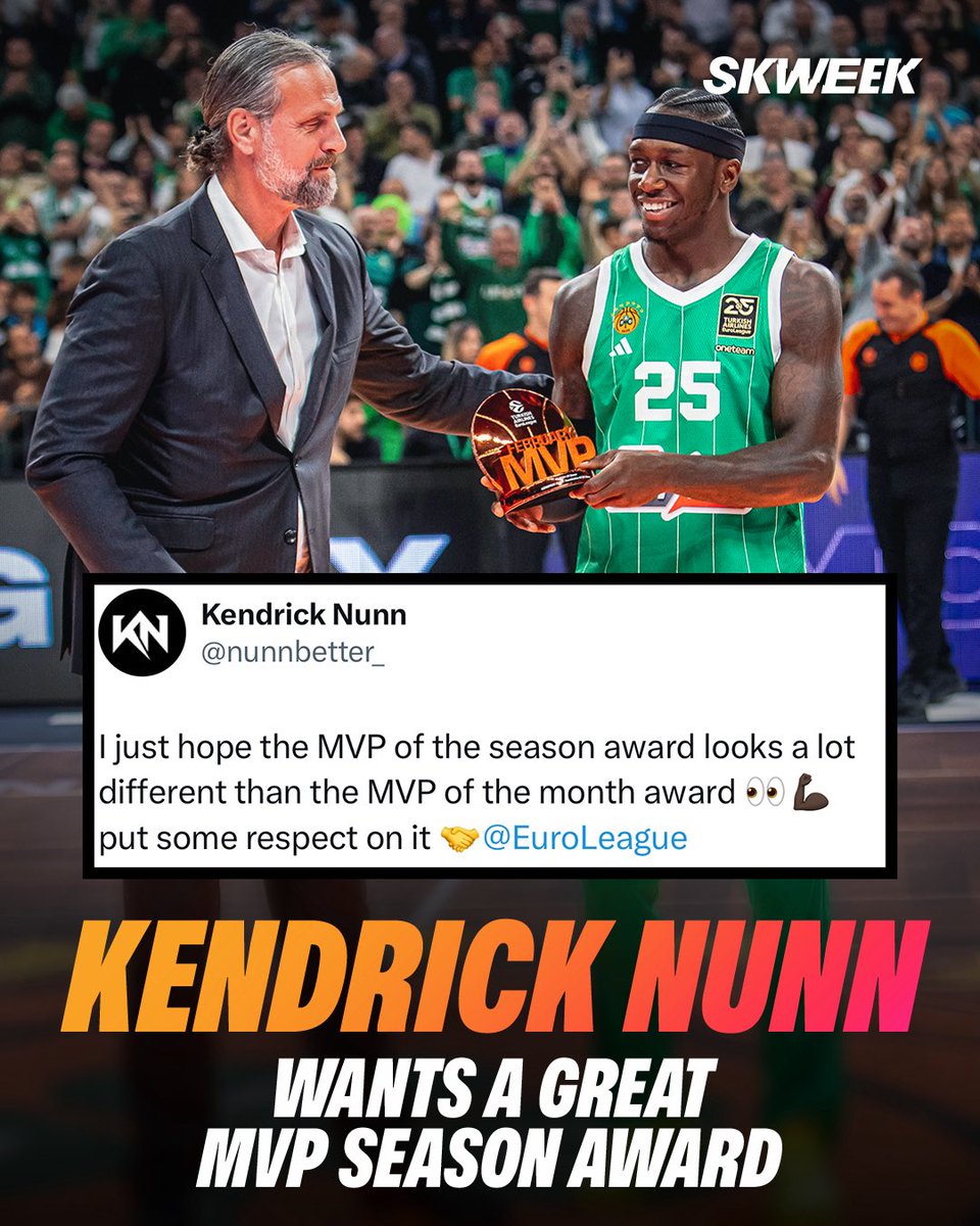 Kendrick Nunn Named 2024-25 EuroLeague MVP, Averaging 21.1 Points and ...