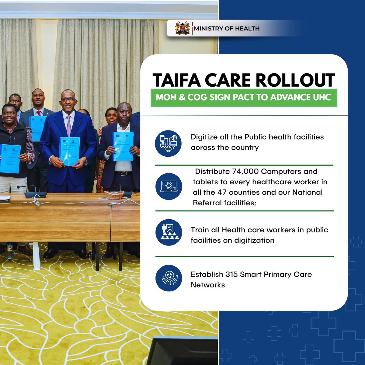Kenya Ministry of Health Launches Digital Yellow Fever Card, Signs ...