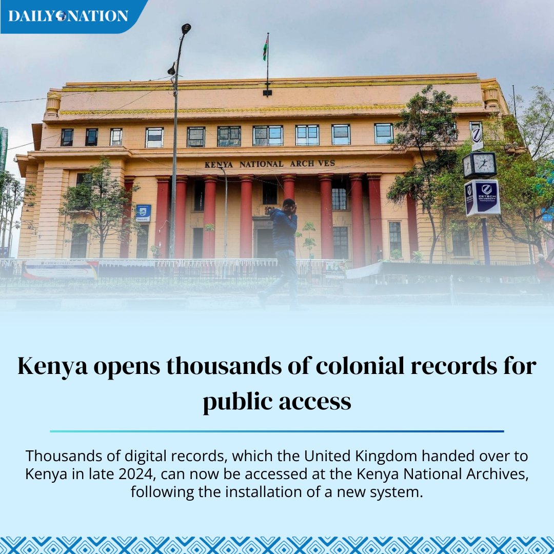 Kenya Opens Colonial-Era Records to Public | DeepNewz Kenya