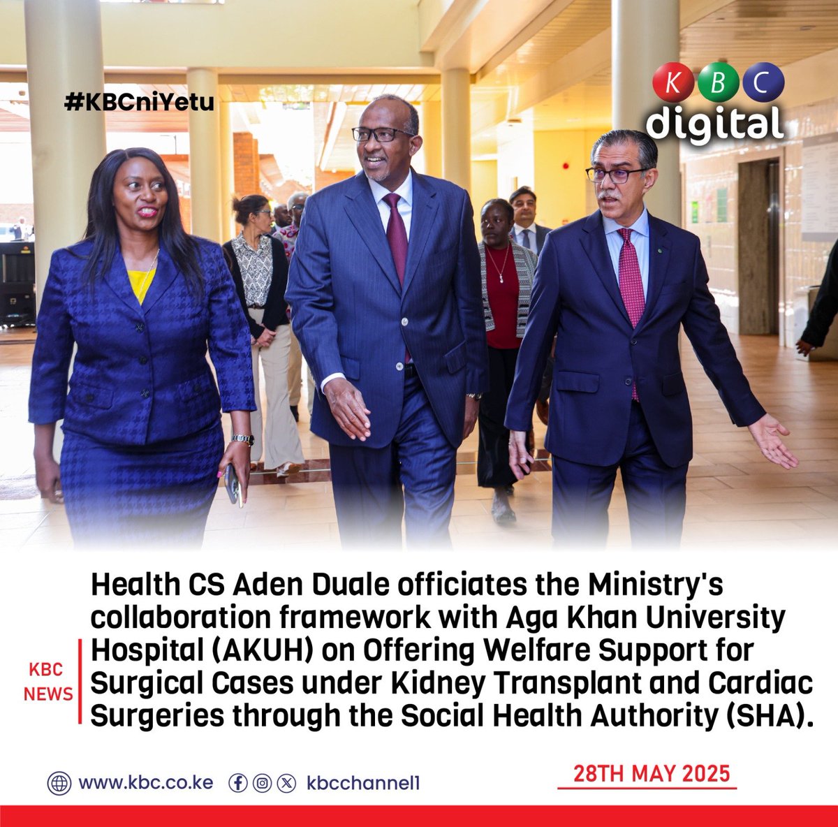 Kenya's Aden Duale Inaugurates Panel for UHC Benefits, Signs Deal with ...