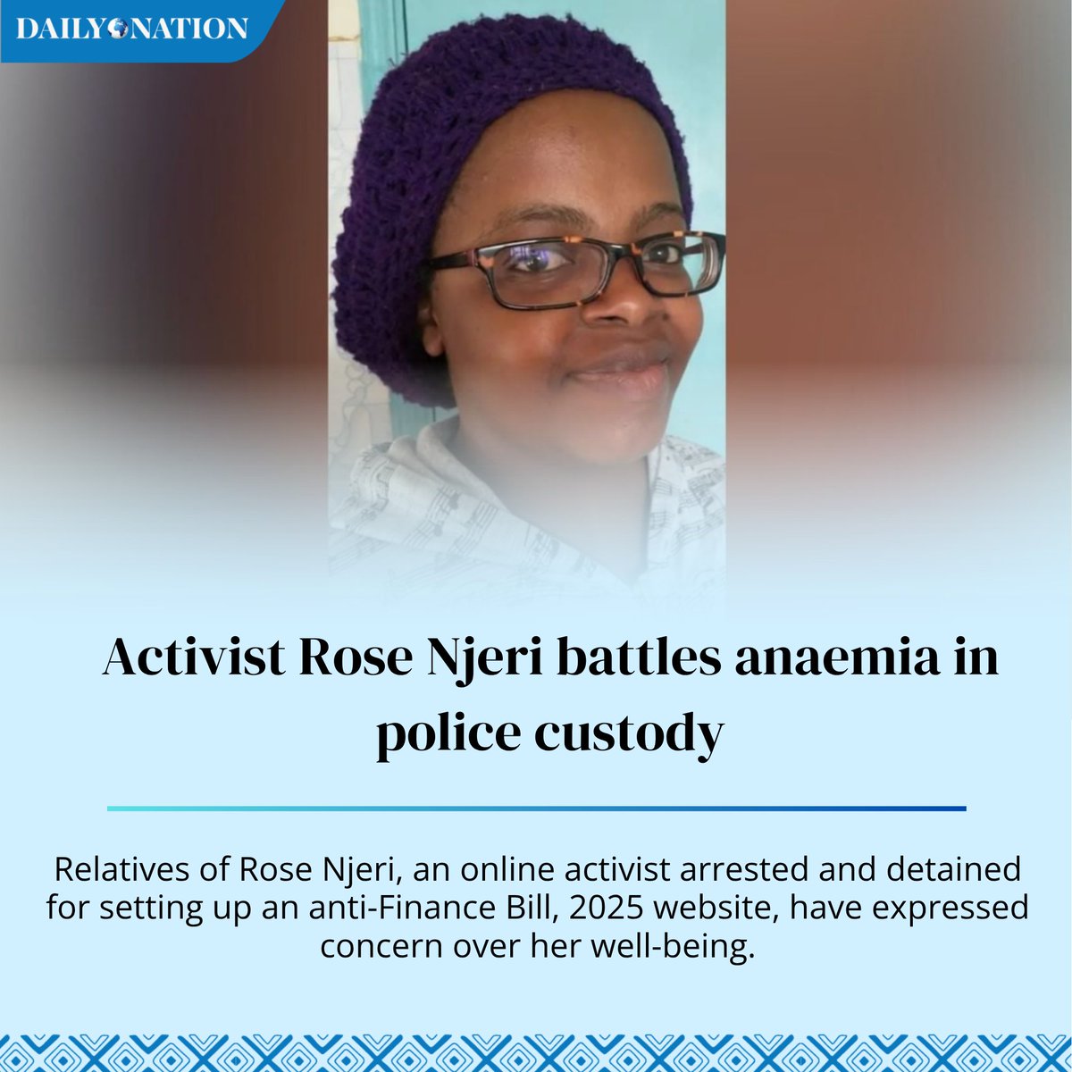 Kenyan Activist Rose Njeri Charged Under Cybercrime Act, Battling Anaemia, Released on KSh ...