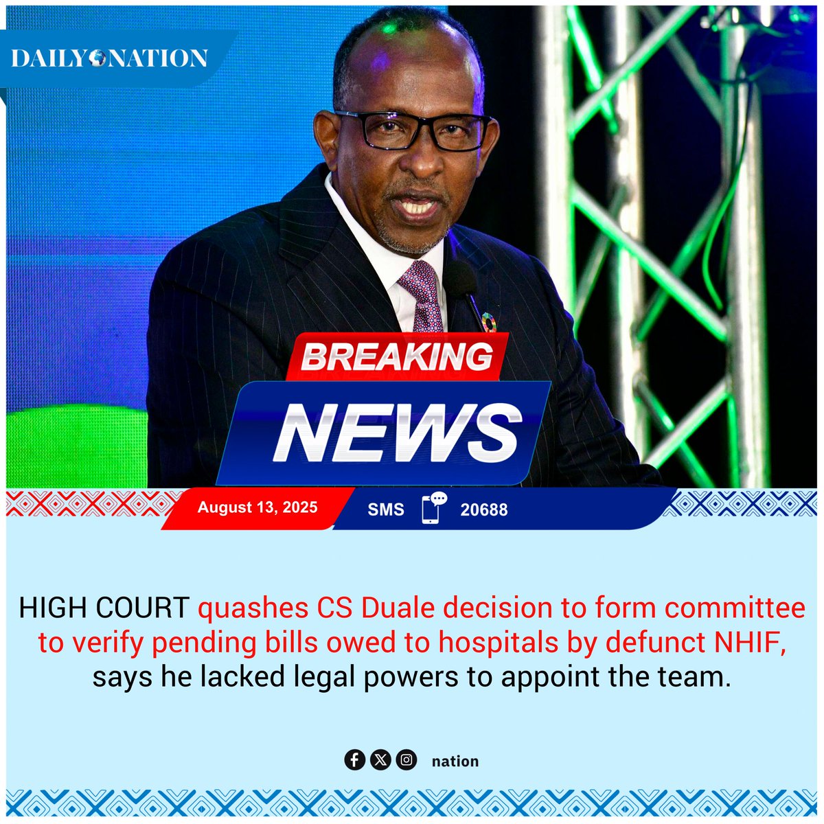 Kenyan Court Nullifies Duale’s Committee on NHIF Pending Bills ...