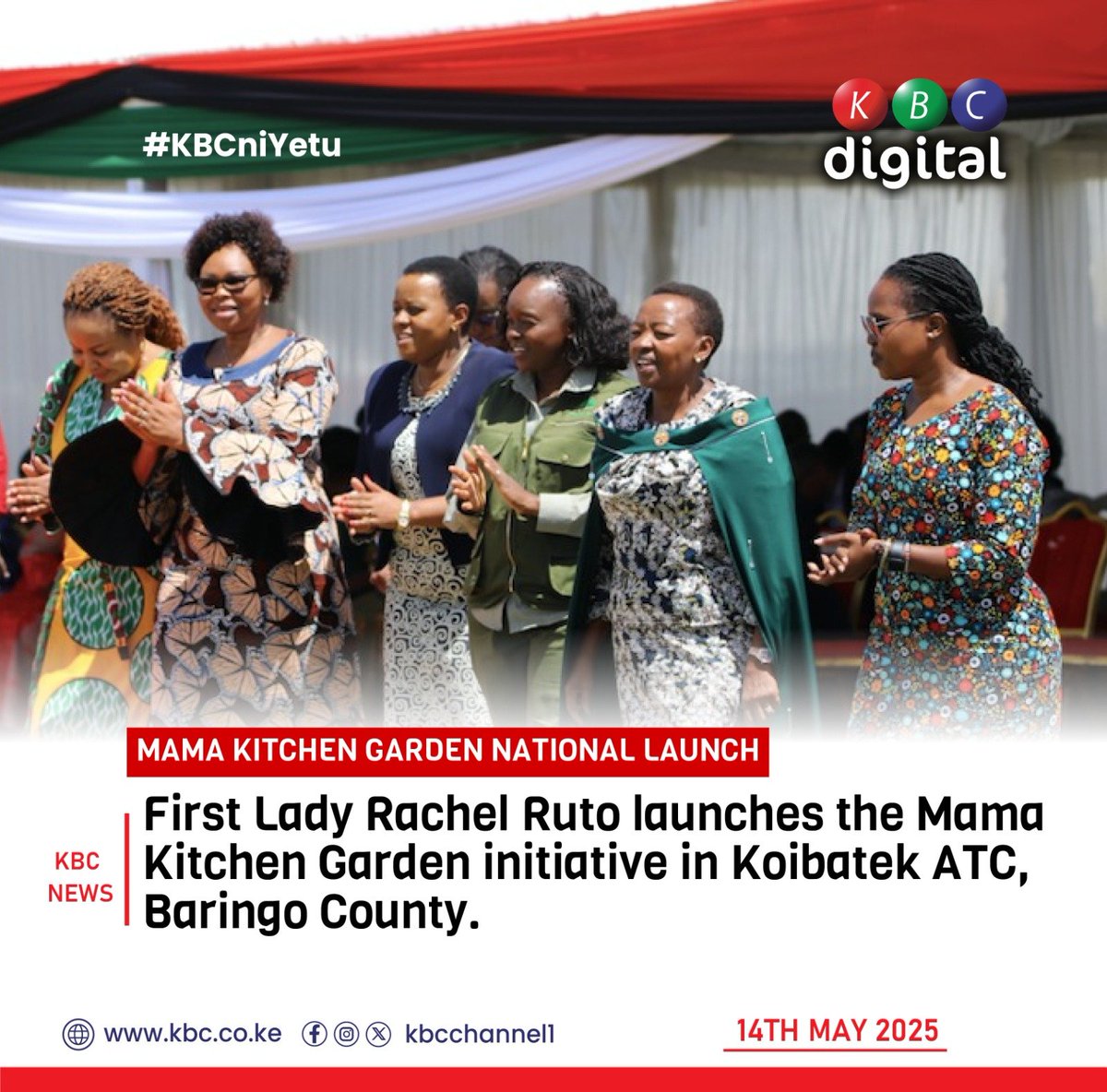 Kenya’s First Lady Rachel Ruto Launches Mama Kitchen Garden at Koibatek ATC Amid Agricultural ...
