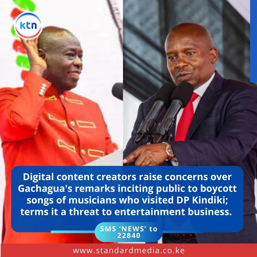 Kenya’s Kindiki and Gachagua Clash Over Musician Boycott as Ruto’s Camp ...