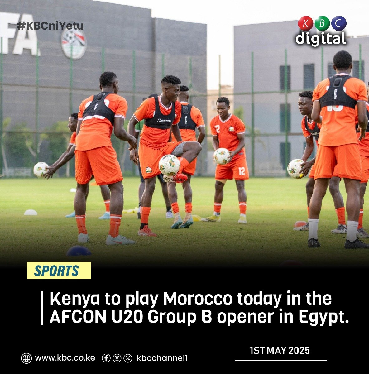 Kenya’s Rising Stars Return to 2025 Afcon U-20 Finals in Egypt After ...