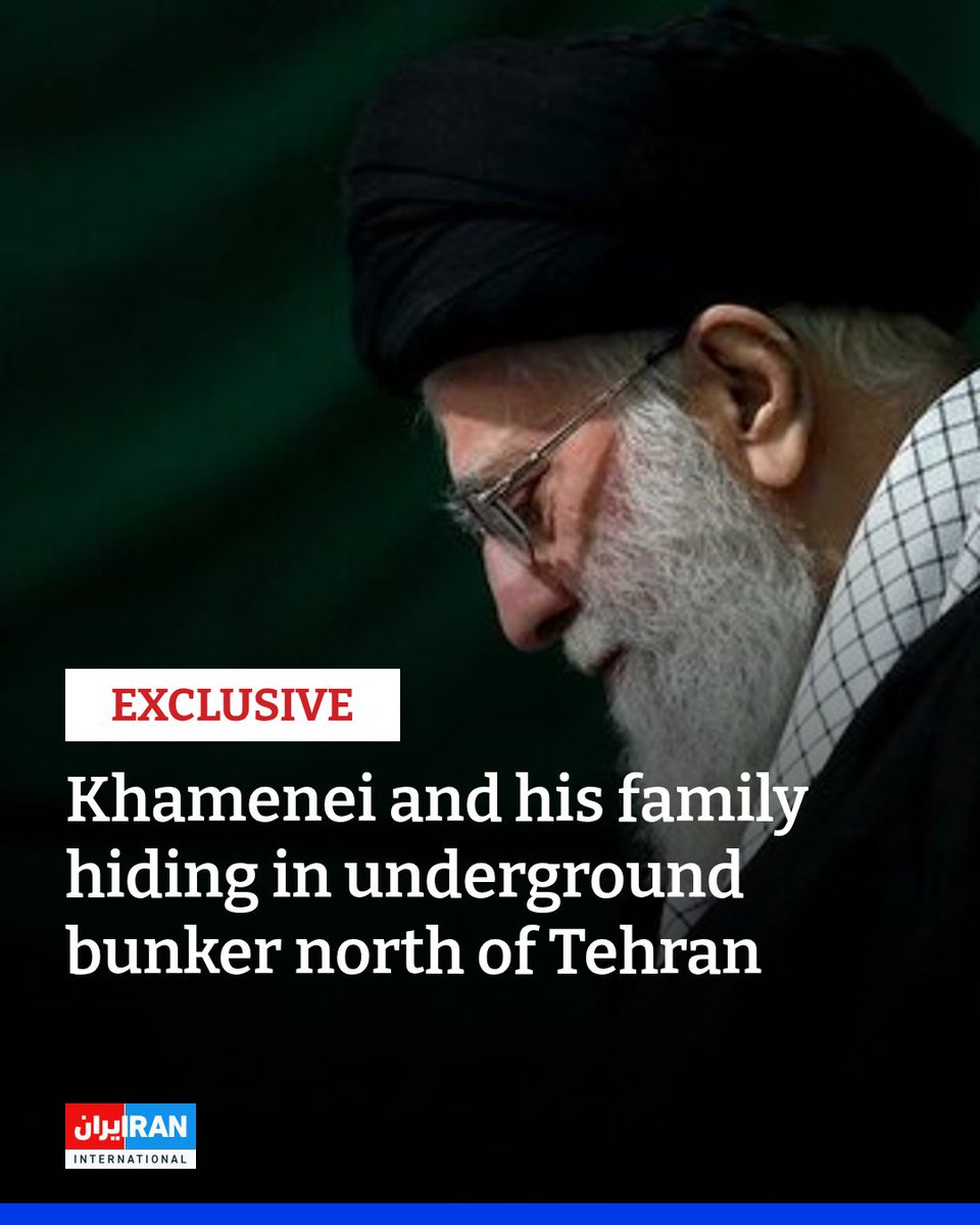 Khamenei Reportedly Moved to Lavizan Bunker After Israeli Strikes ...