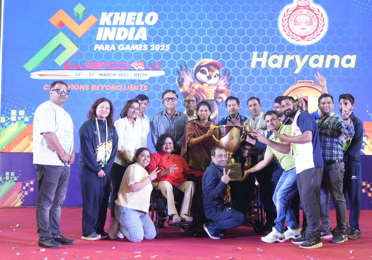 Khelo India Para Games 2025 Concludes in Delhi, March 20-27, with Over ...