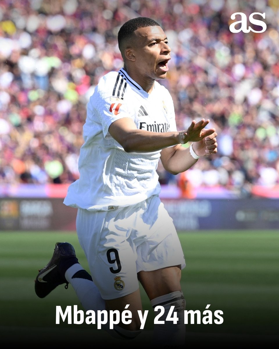 Kylian Mbappé Leads Real Madrid with 27 La Liga Goals, Multiple Hat-Tricks, and El Clásico Hat ...
