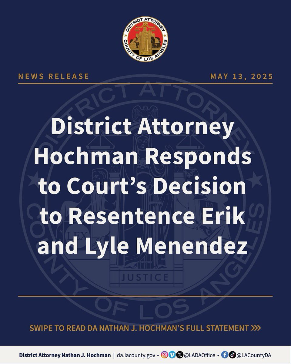 LA County DA Nathan Hochman Questions Quick Deliberation in Erik and ...