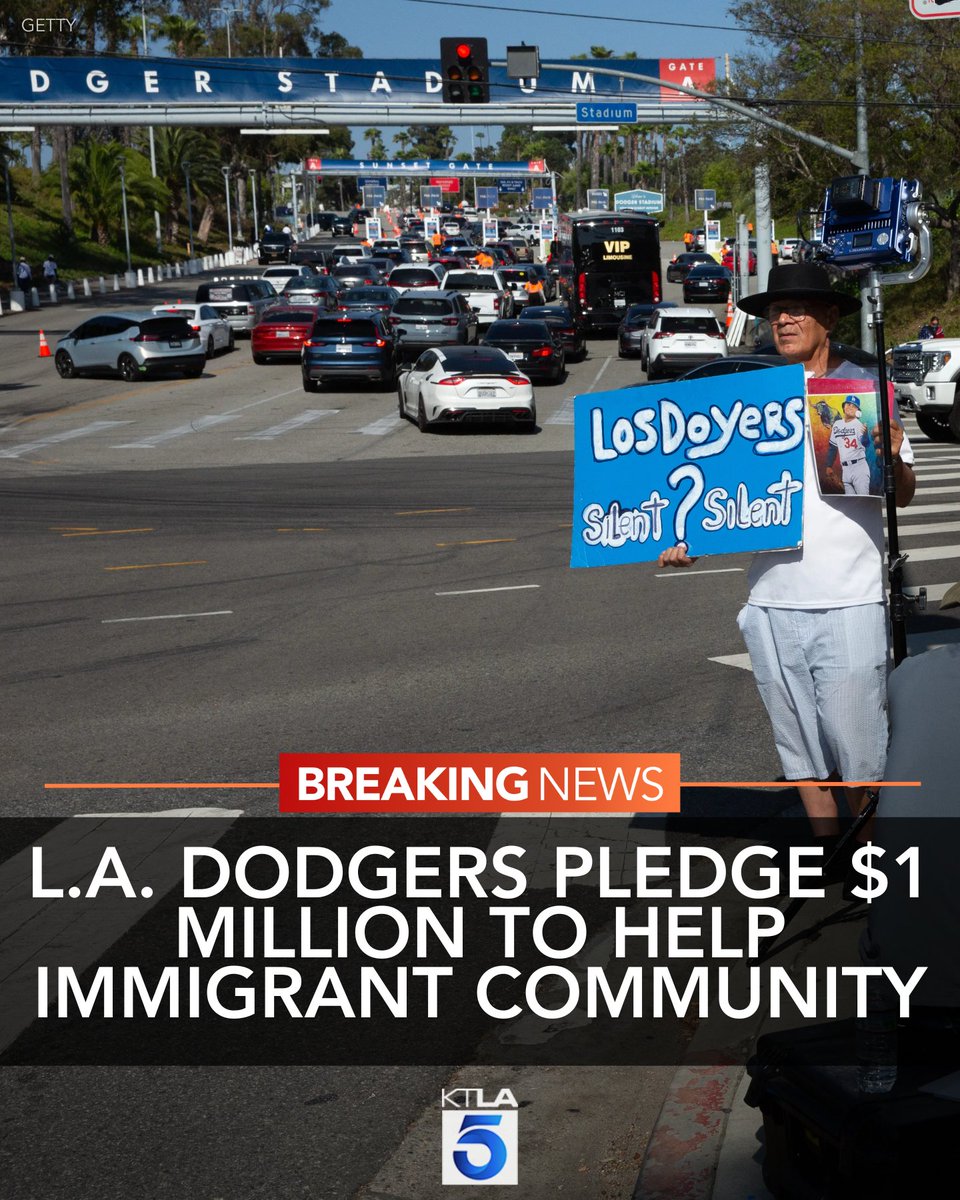 LA Dodgers Pledge $1 Million for Families Hit by ICE Raids | DeepNewz ...