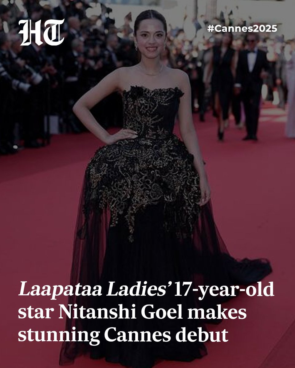 Laapataa Ladies Actor Nitanshi Goel Debuts at 78th Cannes Film Festival ...