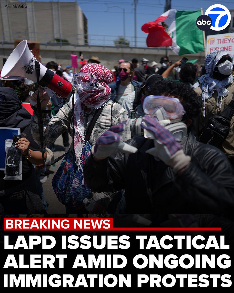 LAPD Issues Citywide Tactical Alert as 2,000 National Guard Deployed ...