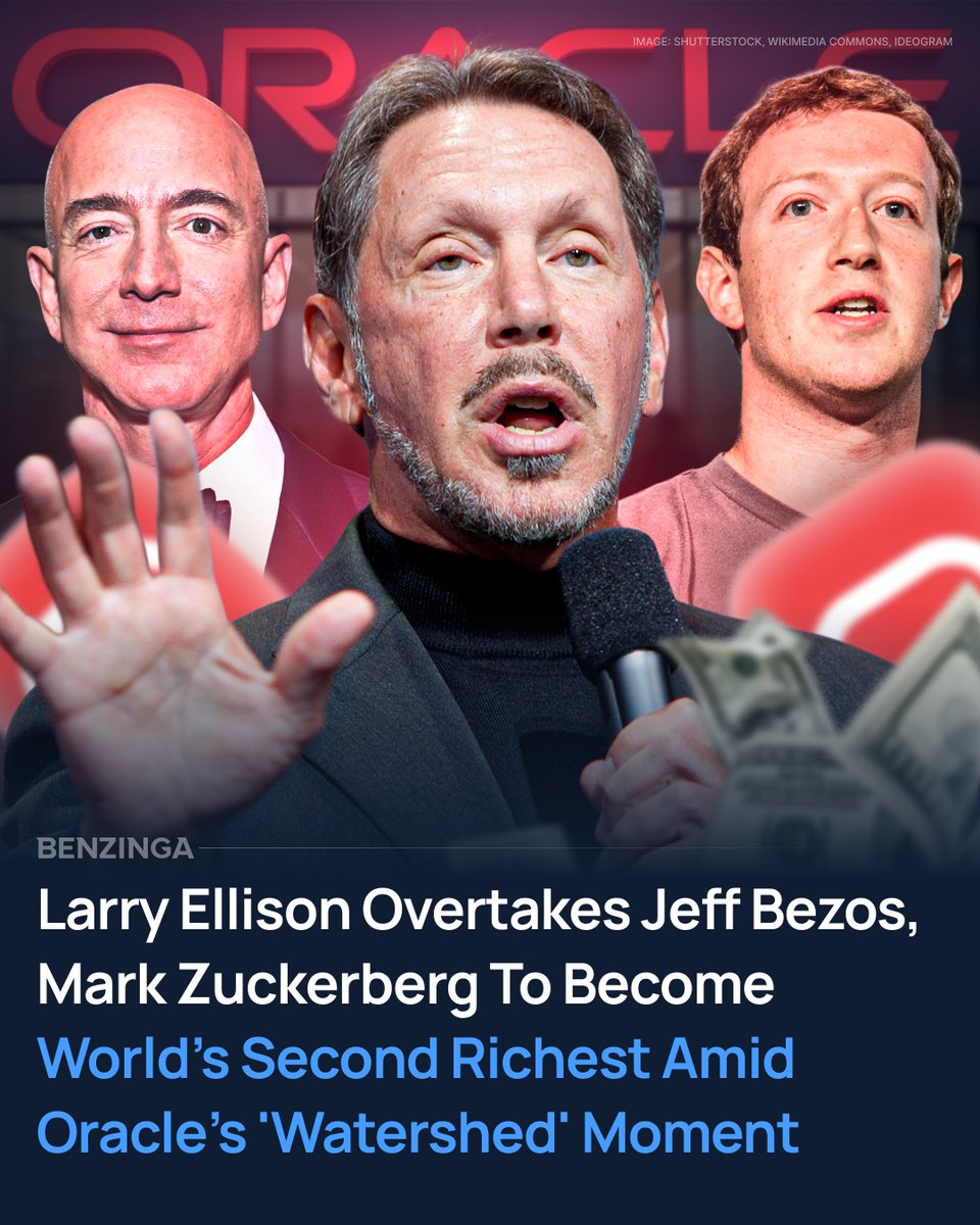 Larry Ellison Becomes Second-Richest Person With $240B Net Worth After ...