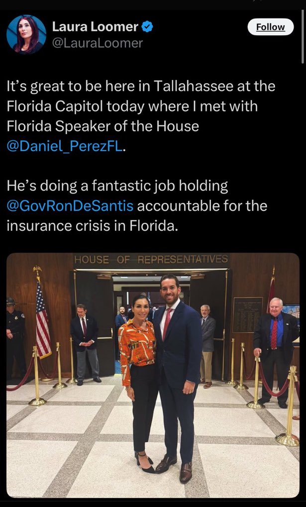 Laura Loomer Recognized by Meg Weinberger in Florida House, Discusses ...