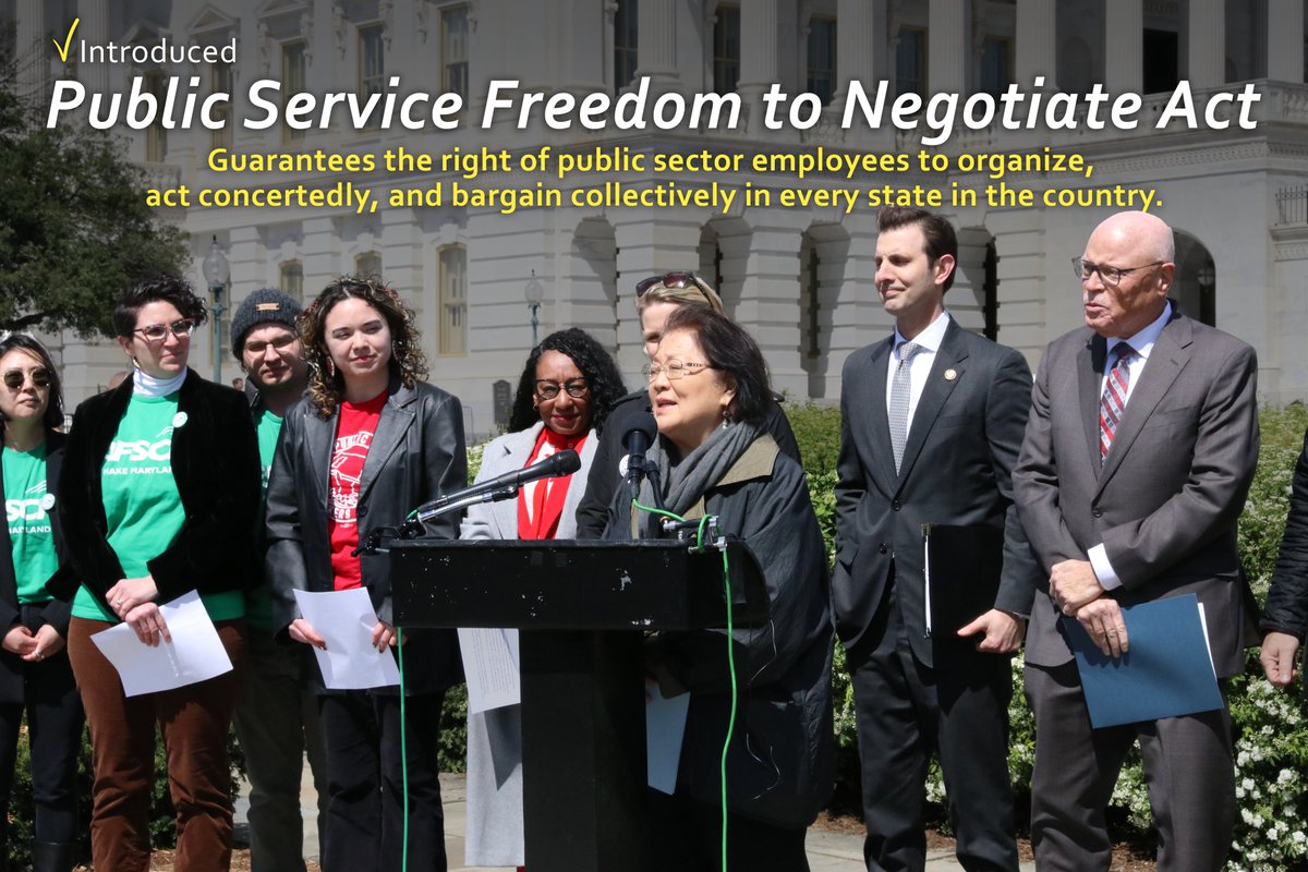 Legislators Reintroduce Public Service Freedom to Negotiate Act for 1.5 ...