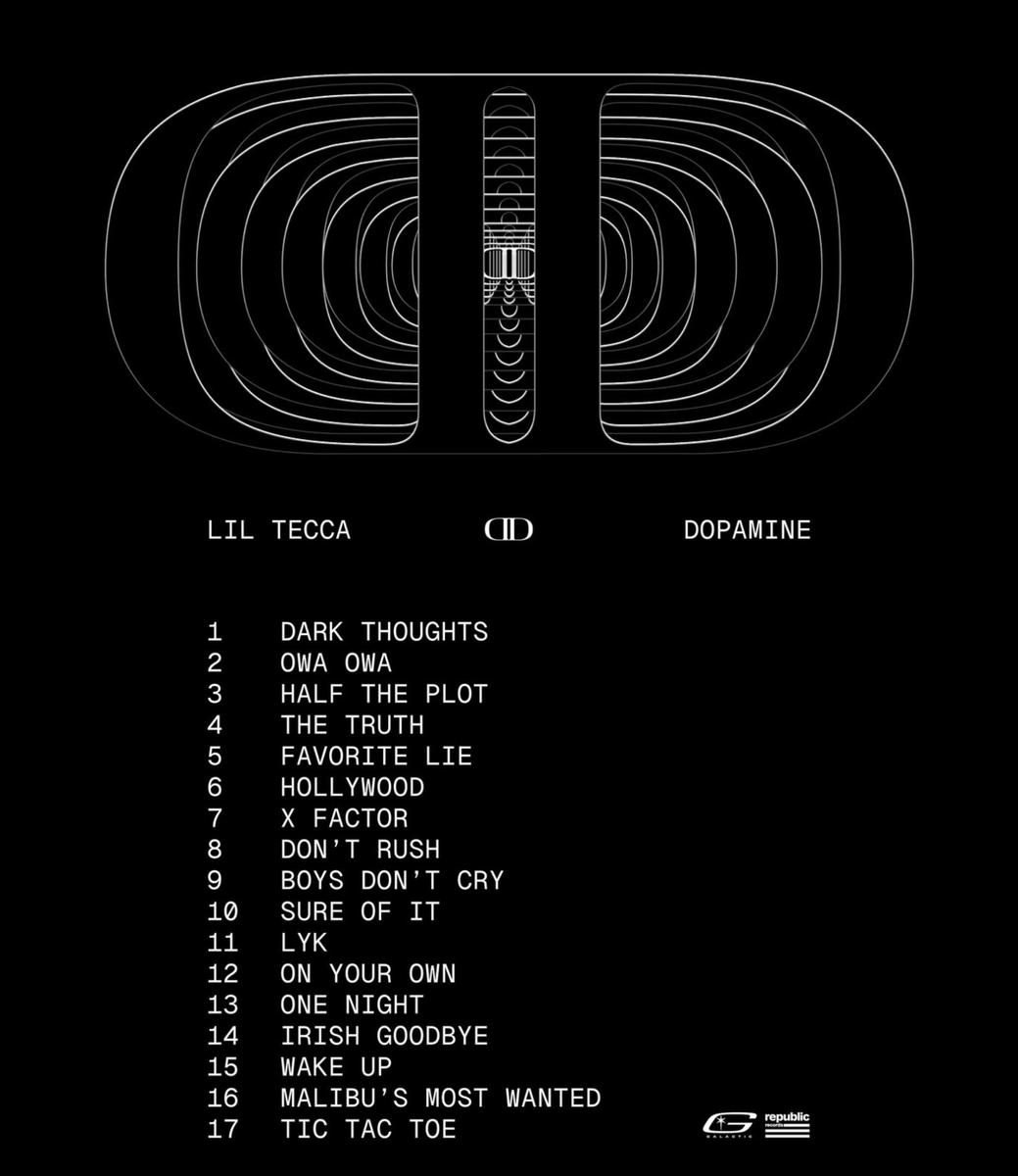 Lil Tecca's 'Dopamine' Debuts With 17.8M Streams, 50K Sales; Features ...