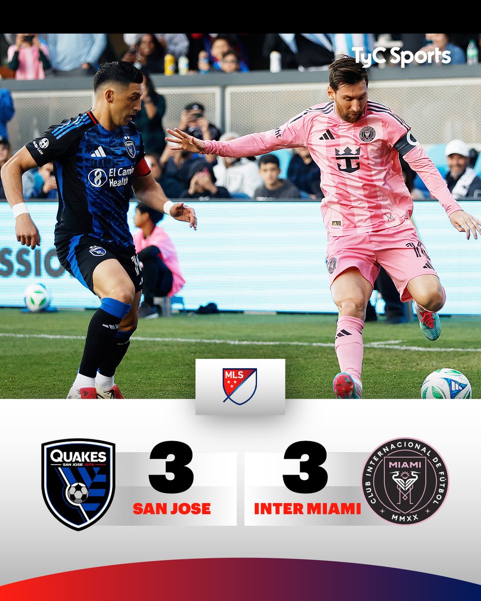 Lionel Messi's Inter Miami Draws 3-3 with San Jose Earthquakes in Bay ...