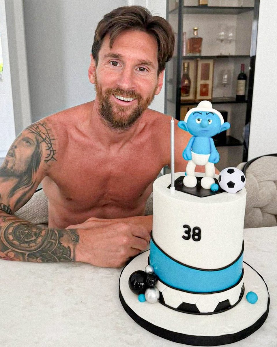 Lionel Messi Turns 38, Celebrated with Smurf Cake, Holds 8 Ballon d’Ors ...