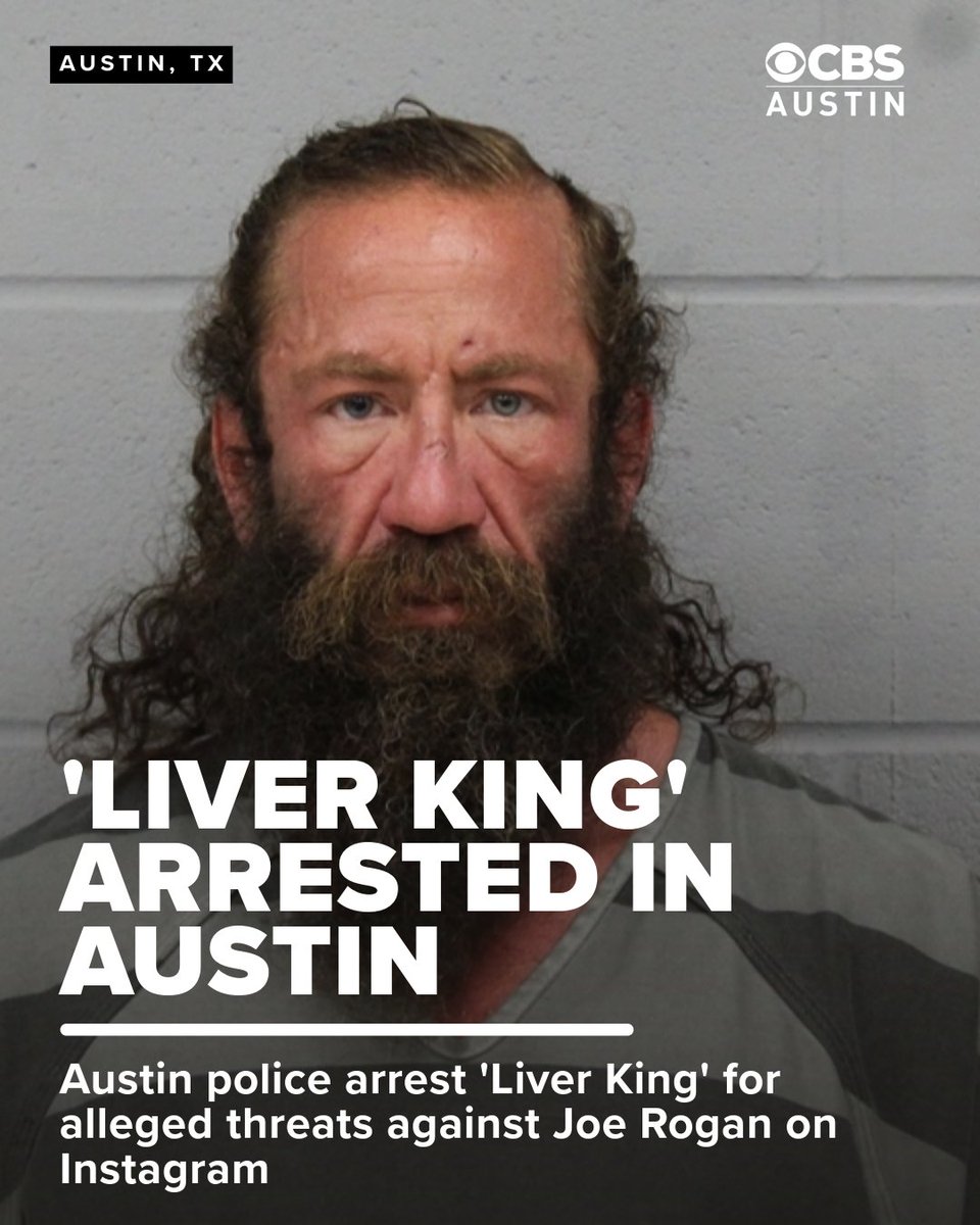 Liver King Arrested in Austin, Freed on Bond After Joe Rogan Threats ...