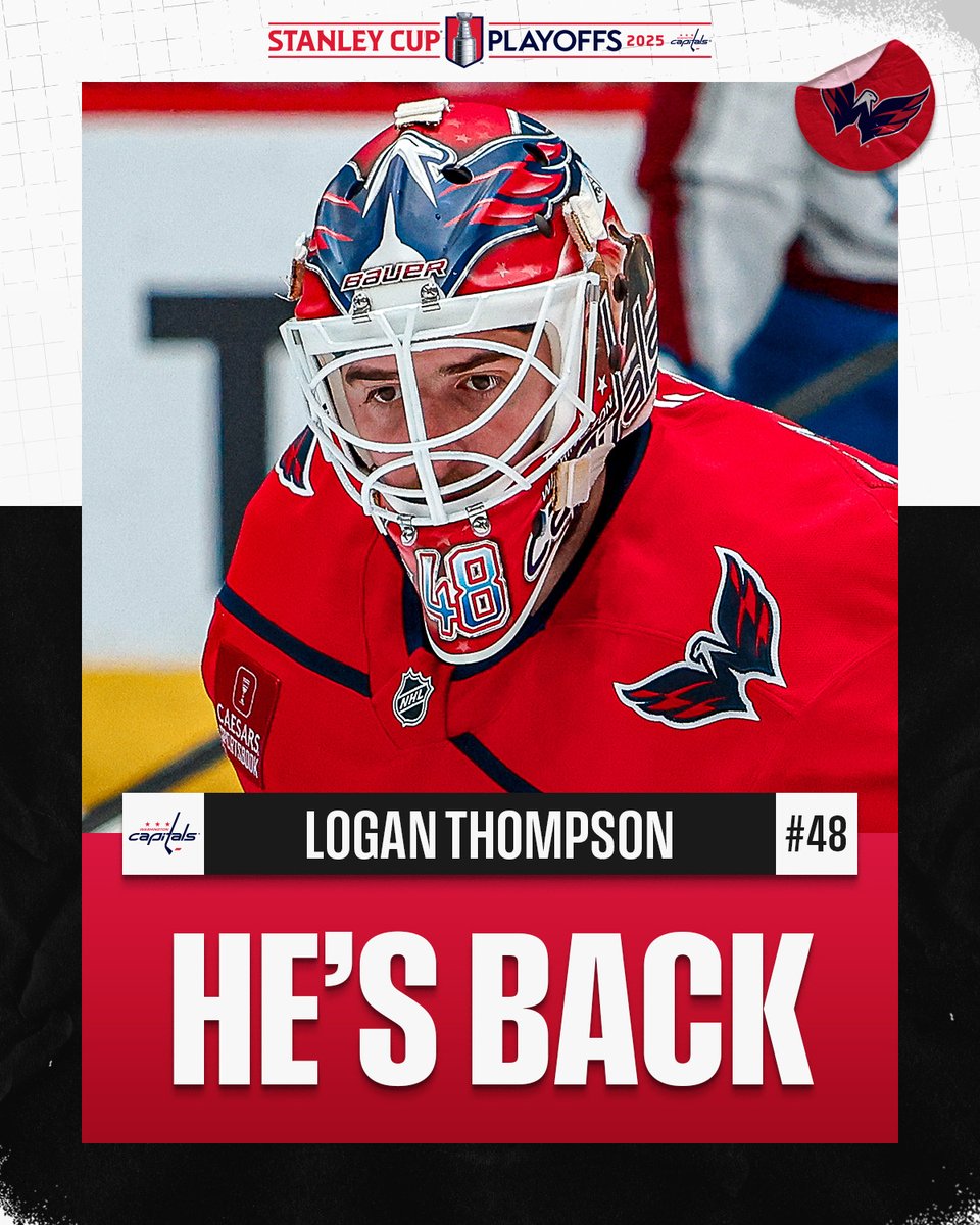 Logan Thompson Returns After Seven-Game Absence to Start for Capitals ...