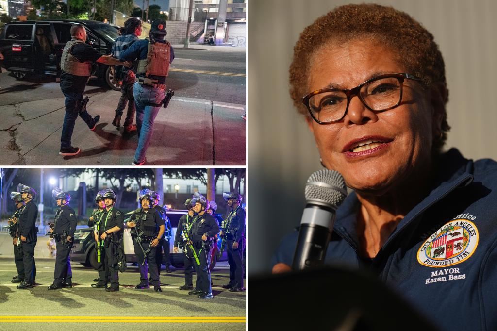 Los Angeles Mayor Karen Bass Lifts Downtown Curfew on June 17 After ...