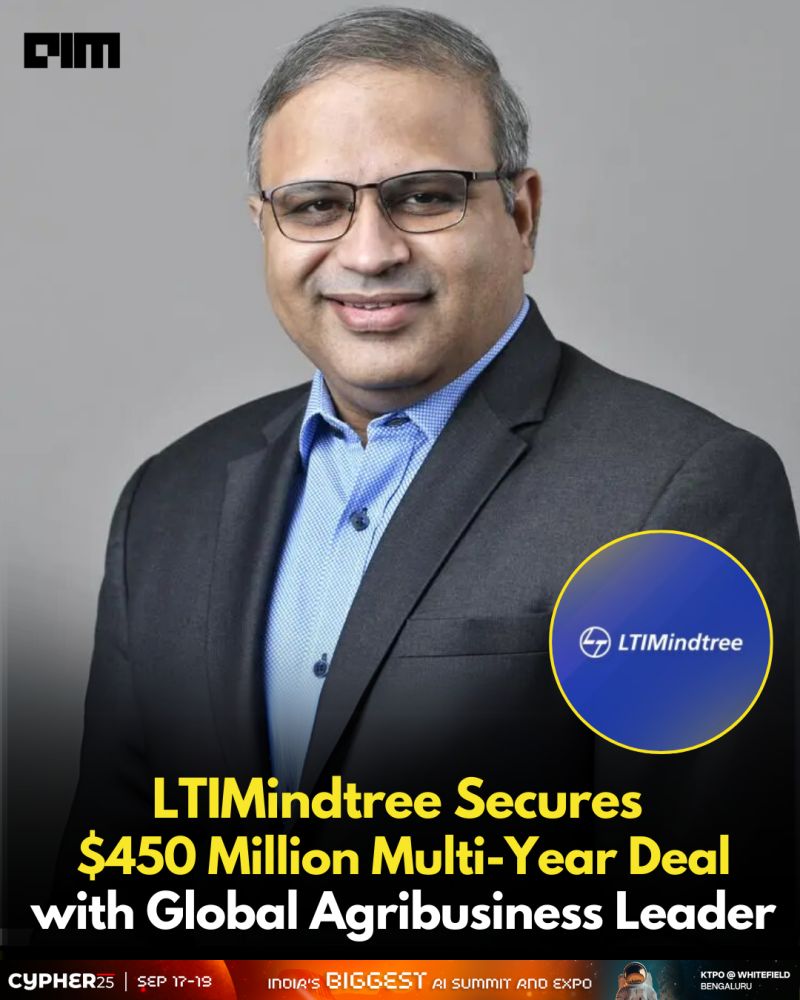 LTIMindtree Wins $450 Million, Seven-Year AI Deal With Global ...