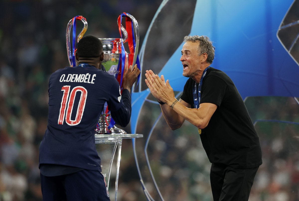 Luis Enrique Endorses PSG’s Ousmane Dembélé for Ballon d’Or After UEFA Champions League Final ...