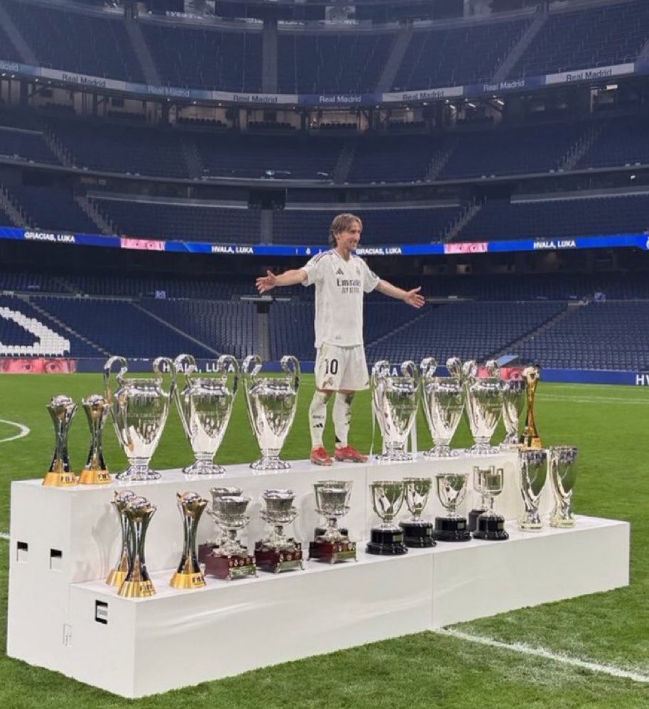 Luka Modrić Leaving Real Madrid with 28 Trophies After Joining at 27 ...