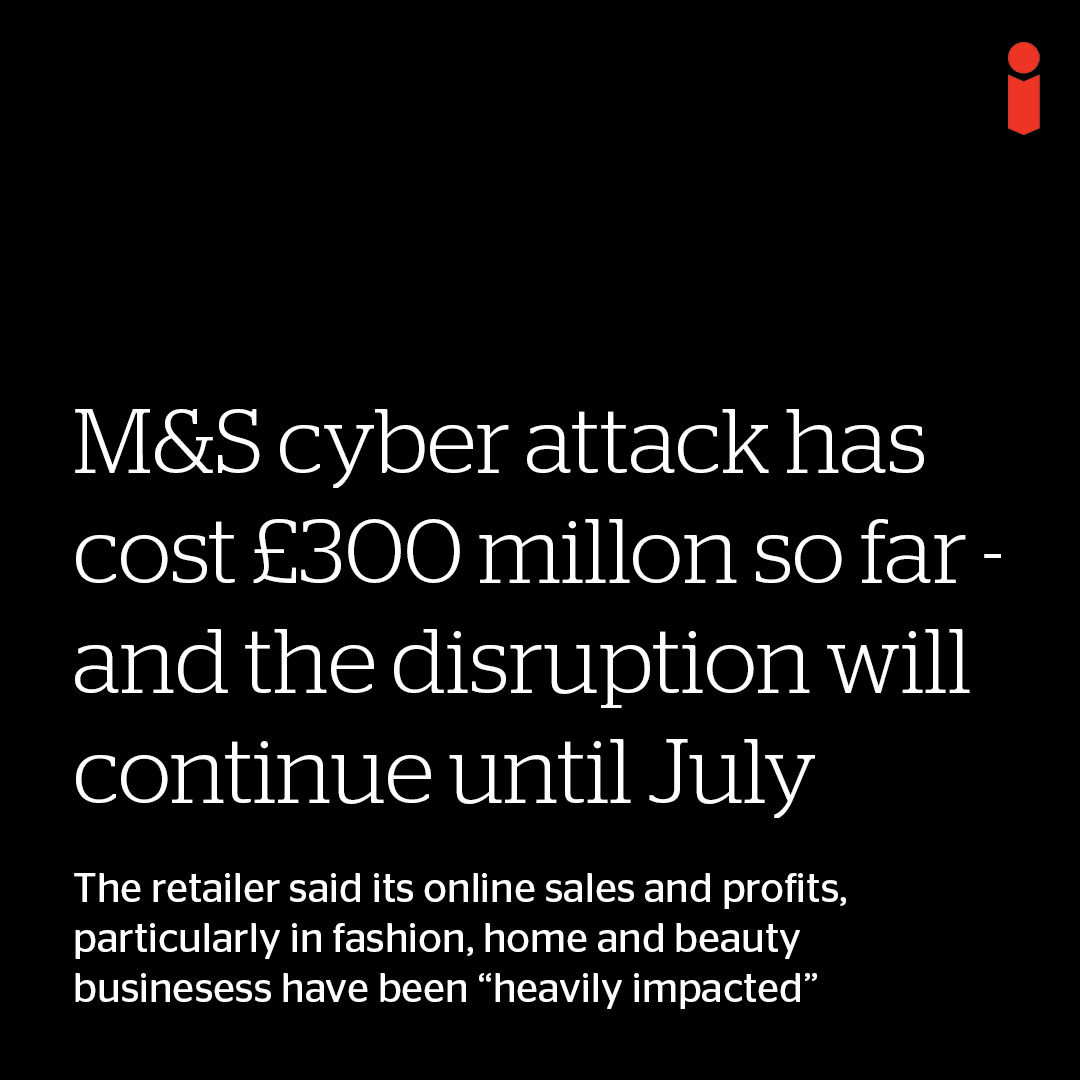 M&S Suffers £300M Loss from Scattered Spider Ransomware Attack, Online ...