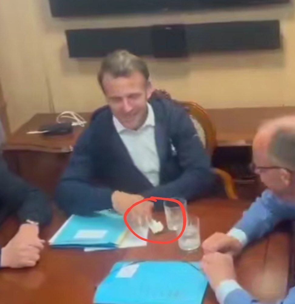 Macron, Merz, and Starmer Caught Concealing Items, Sparking Cocaine ...