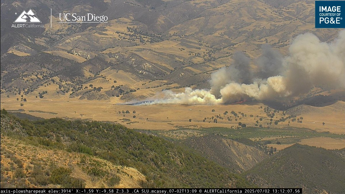 Madre Fire in San Luis Obispo and Santa Barbara Counties Grows Over ...